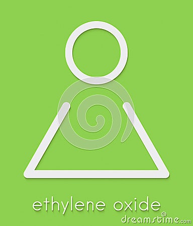 Ethylene Oxide Oxirane Molecule. Uses Include Sterilization Of Medical ...