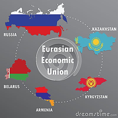 Eurasian Economic Union Stock Vector - Image: 61914793