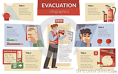 Evacuation Hand Drawn Infographics Royalty-Free Stock Photography ...