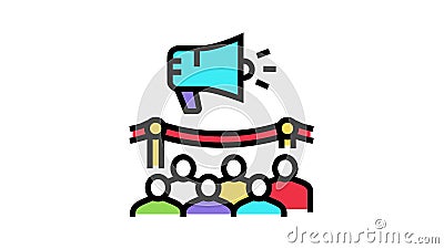 Event Introduction Color Icon Animation Stock Footage - Video of case ...