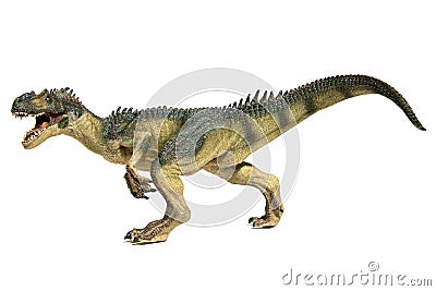 Evil Allosaurus On White Background Royalty-Free Stock Photo ...