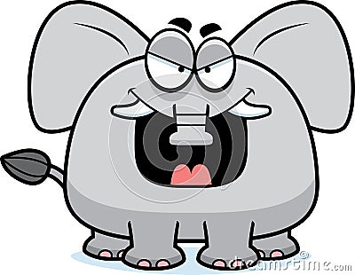 Evil Cartoon Elephant Stock Vector - Image: 47477290
