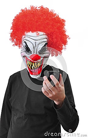 Evil Clown Royalty Free Stock Photos - Image: 21582808