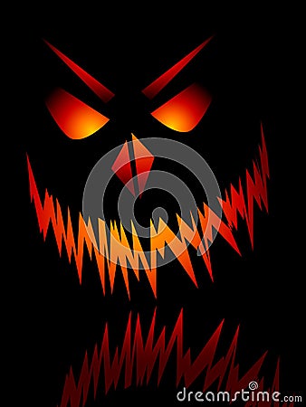 Evil Face Cartoon Vector | CartoonDealer.com #10374971