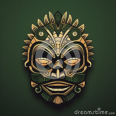 Evocative Enigmas: Decoding Symbolism In Tribal Mask Designs Stock ...
