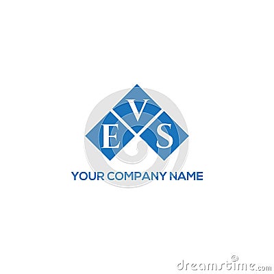 EVS Letter Logo Design On White Background. EVS Creative Initials ...