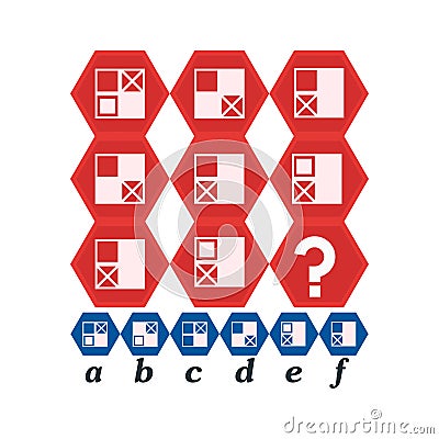 Iq Test Icon On White Background, Iq Test Sign, Iq Test Symbol Isolated ...