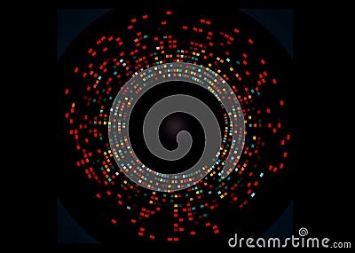 An Example Of DNA Fingerprinting 10 Individuals Cartoon Vector ...
