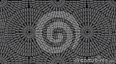 Brick Laying Radial Patterns In Patio Paving Royalty-Free Stock Image ...