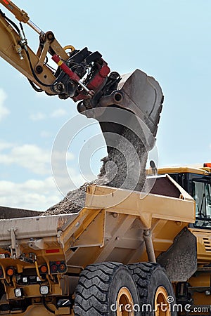 Excavation & Dump Vehicle Royalty-Free Stock Photography ...