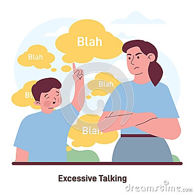 Excessive Talking As A ADHD Symptom. Attention Deficit Hyperactivity ...