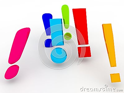 Exclamation Marks Royalty-Free Illustration | CartoonDealer.com #11134836