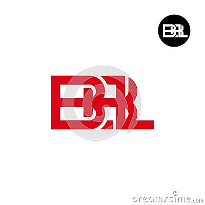 Letter BBL Monogram Logo Design Cartoon Vector | CartoonDealer.com ...