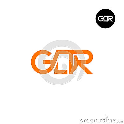 Letter GDR Monogram Logo Design Cartoon Vector | CartoonDealer.com ...