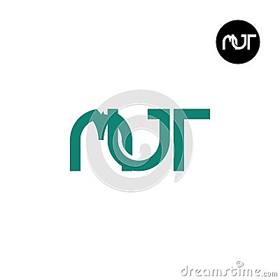Letter MUT Monogram Logo Design Vector Illustration | CartoonDealer.com ...