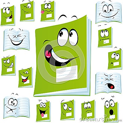 Exercise Book Cartoon Vector Illustration | CartoonDealer.com #26654756