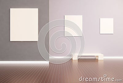 Exhibition Modern Simplicity Picture Frame Stock Photo | CartoonDealer ...