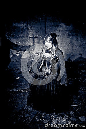 Horror or Scary Scene stock image. Image of nightmare - 25264305