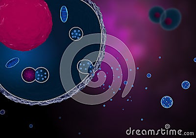 Exosomes Royalty-Free Cartoon | CartoonDealer.com #137040266