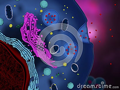 Exosomes Royalty-Free Cartoon | CartoonDealer.com #140642039