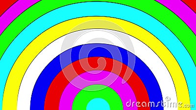 Expanding Colorful Circles Motion Graphics Background Stock Footage ...