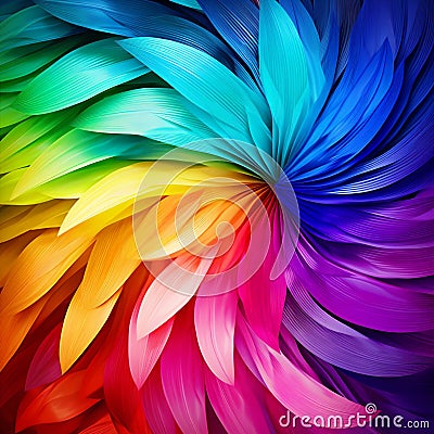 Mesmerizing Visual Symphony Of Color Gradients Stock Photography ...