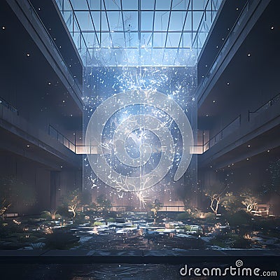 Ethereal Conference Center - Breathtaking Atrium With Light ...
