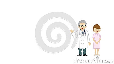 Explaining Doctor with Nurse Stock Video - Video of people, cute: 88989345