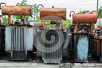 Exploded Electric Transformers Stock Image | CartoonDealer.com #31857595