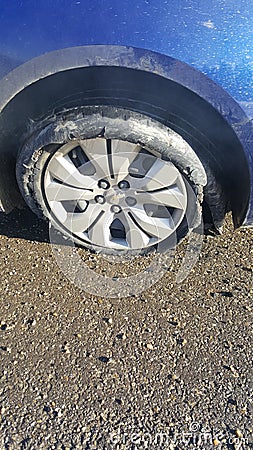 Exploded Tire Royalty-Free Stock Photo | CartoonDealer.com #231655689