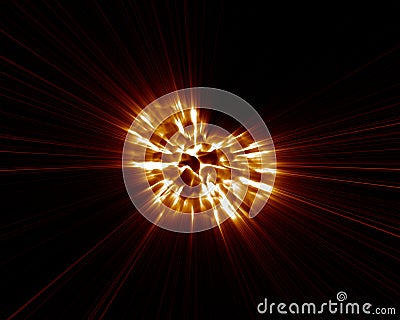 Exploding Heart Stock Images - Image: 11050144