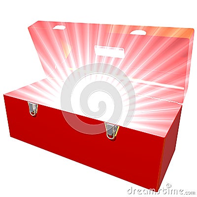 Exploding Toolbox Royalty-Free Stock Photography | CartoonDealer.com ...