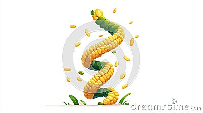 Explore Genemodified Corn Grits Designed Like A Helix, Featuring A ...