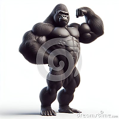 Monstrous Strength: King Kong, The Mighty Beast, Isolated Image ...