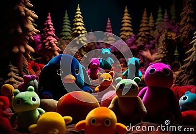 Exploring The Cimmerian Plush Virtual Realm Royalty-Free Stock Image ...