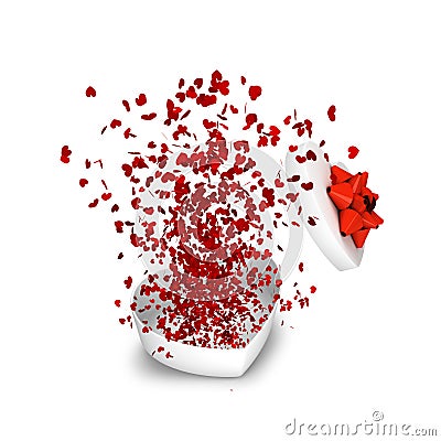 Explosion Gift Royalty Free Stock Photo - Image: 12506185