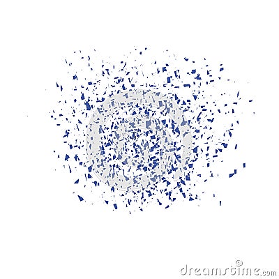 Explosion. Shrapnel From The Explosion. Vector | CartoonDealer.com ...