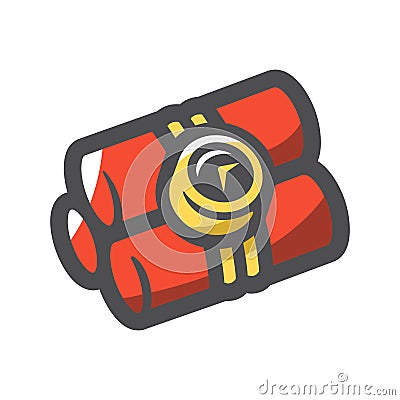 Bomb With Clock Timer Vector Cartoon Illustration | CartoonDealer.com ...