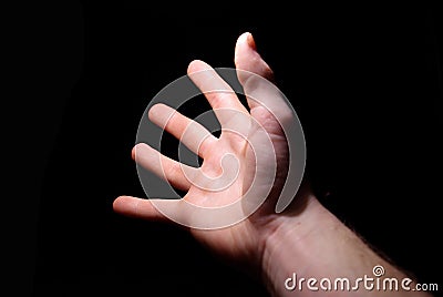 Extended Hand Stock Photo - Image: 3787540