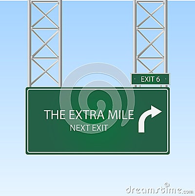 The Extra Mile Cartoon Vector | CartoonDealer.com #26164185