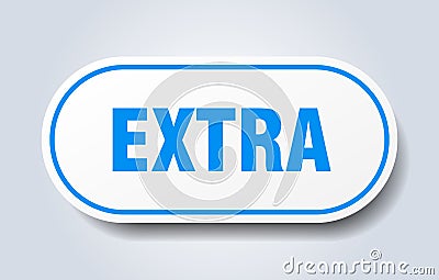 Extra Sticker. Cartoon Vector | CartoonDealer.com #158776251