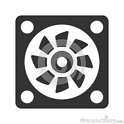 Extractor Fan Icon Vector Illustration | CartoonDealer.com #288037438