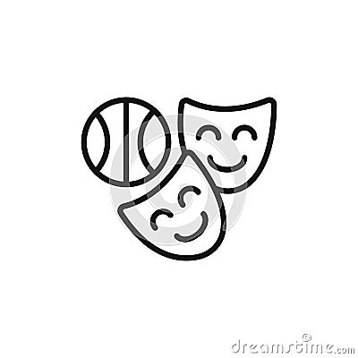 Extracurricular Activities Logo Sign Vector Outline | CartoonDealer.com ...