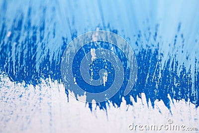 Extreme Close Up Of Acrylic Paint Texture Royalty-Free Stock ...