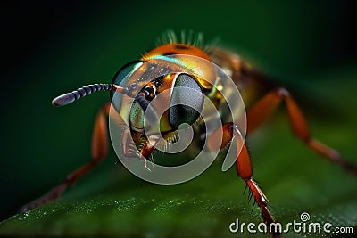 Extreme Macro, Very Sharp And Detailed Insect Closeup, AI Generated ...