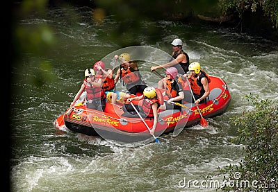 Extreme Whitewater Rafting editorial photography. Image of zealand ...