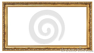 Extremely Long Golden Frame Royalty-Free Stock Image | CartoonDealer ...