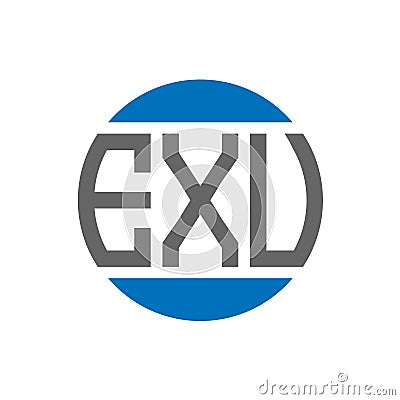 EXU Letter Logo Design On White Background. EXU Creative Initials ...