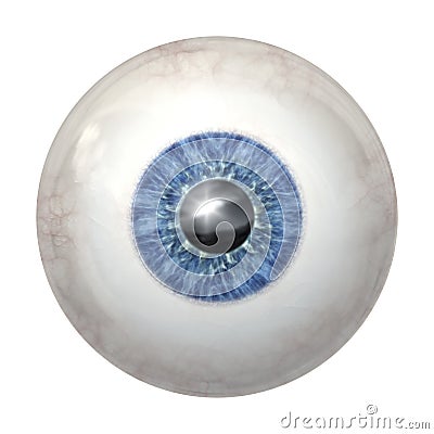 Eye Ball Blue Royalty Free Stock Image - Image: 22182756