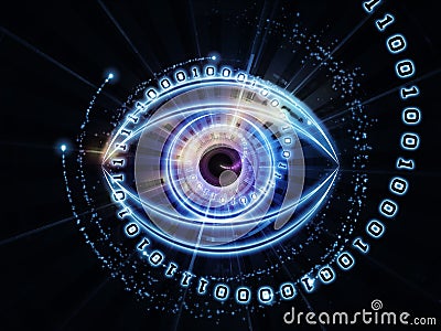 Eye Of Numbers Stock Images - Image: 24566104